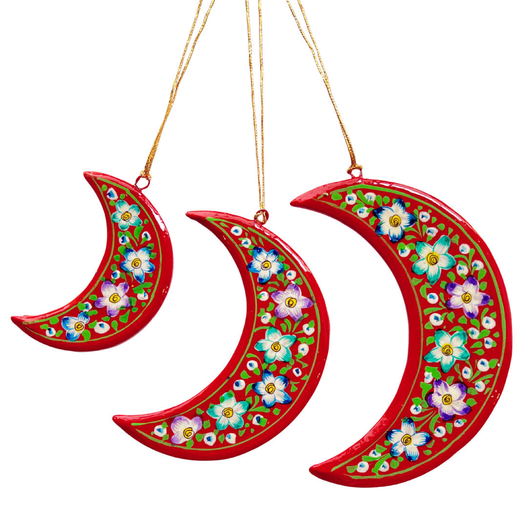 Nightfall Christmas Moon Ornament – Ikka Dukka Studio Private Limited.