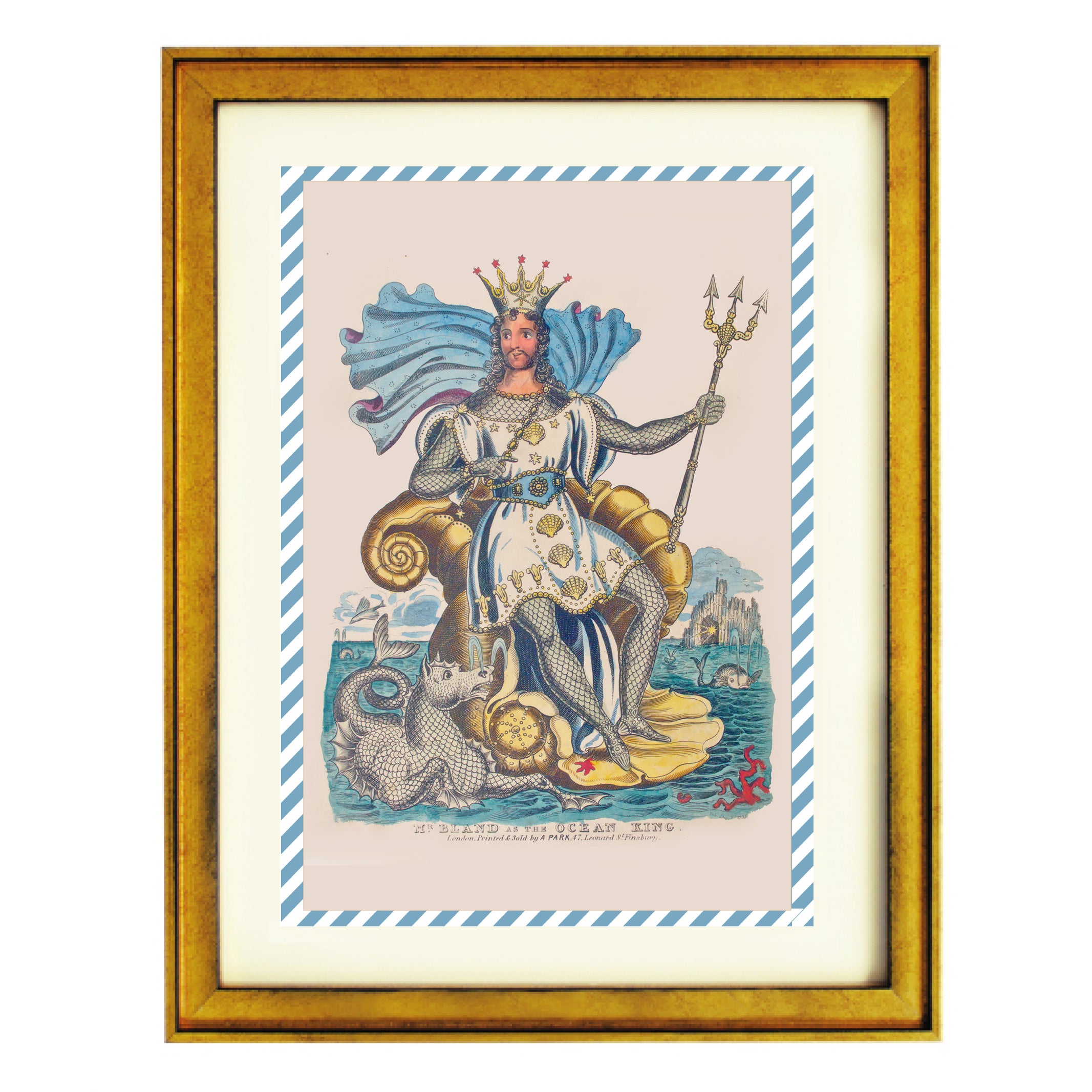 Mr. Bland as The Ocean King Art Print – Ikka Dukka Studio Private Limited.