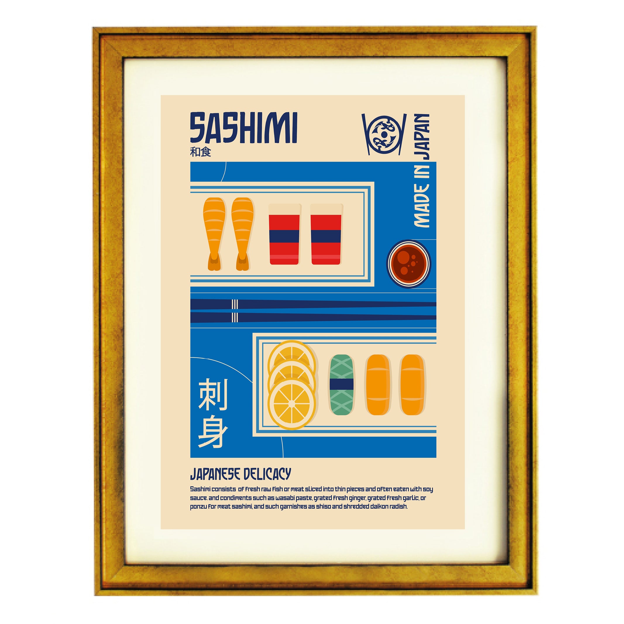 shimi Japanese Food Art Print – Ikka Dukka Studio Private Limited.