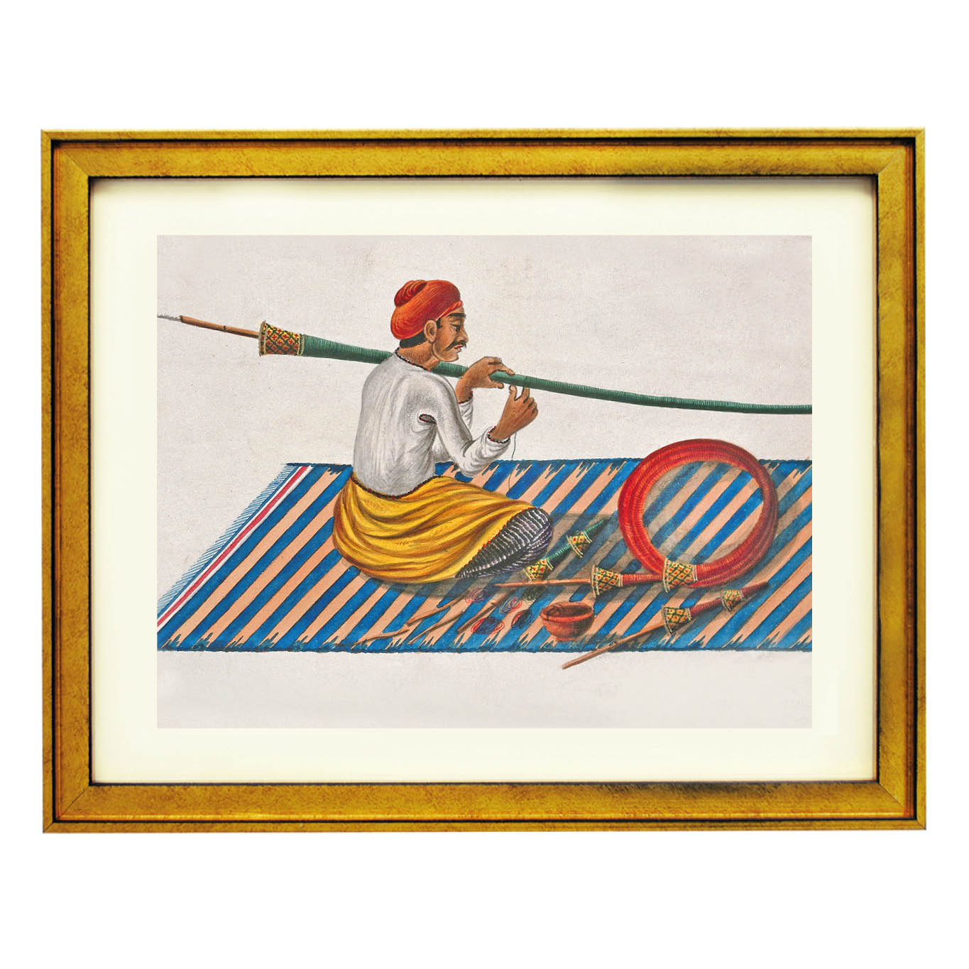 The Hookah Maker Art Print – Ikka Dukka Studio Private Limited.