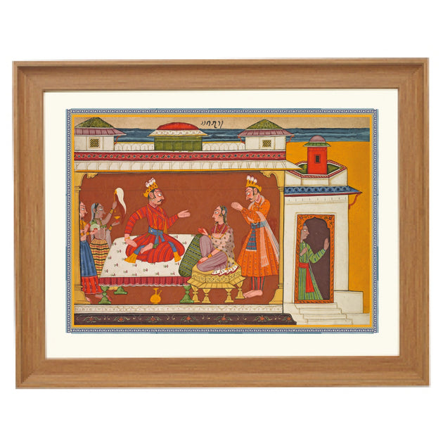 King Dasharatha & Sumantra Art Print – Ikka Dukka Studio Private Limited.
