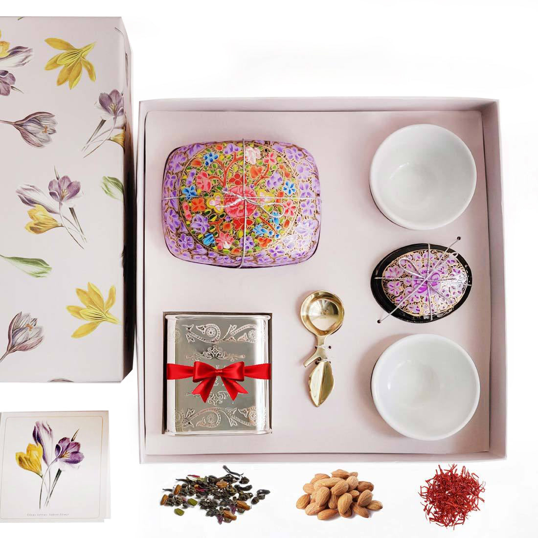 Kashmiri Kahwa Tea Set – Ikka Dukka Studio Private Limited.