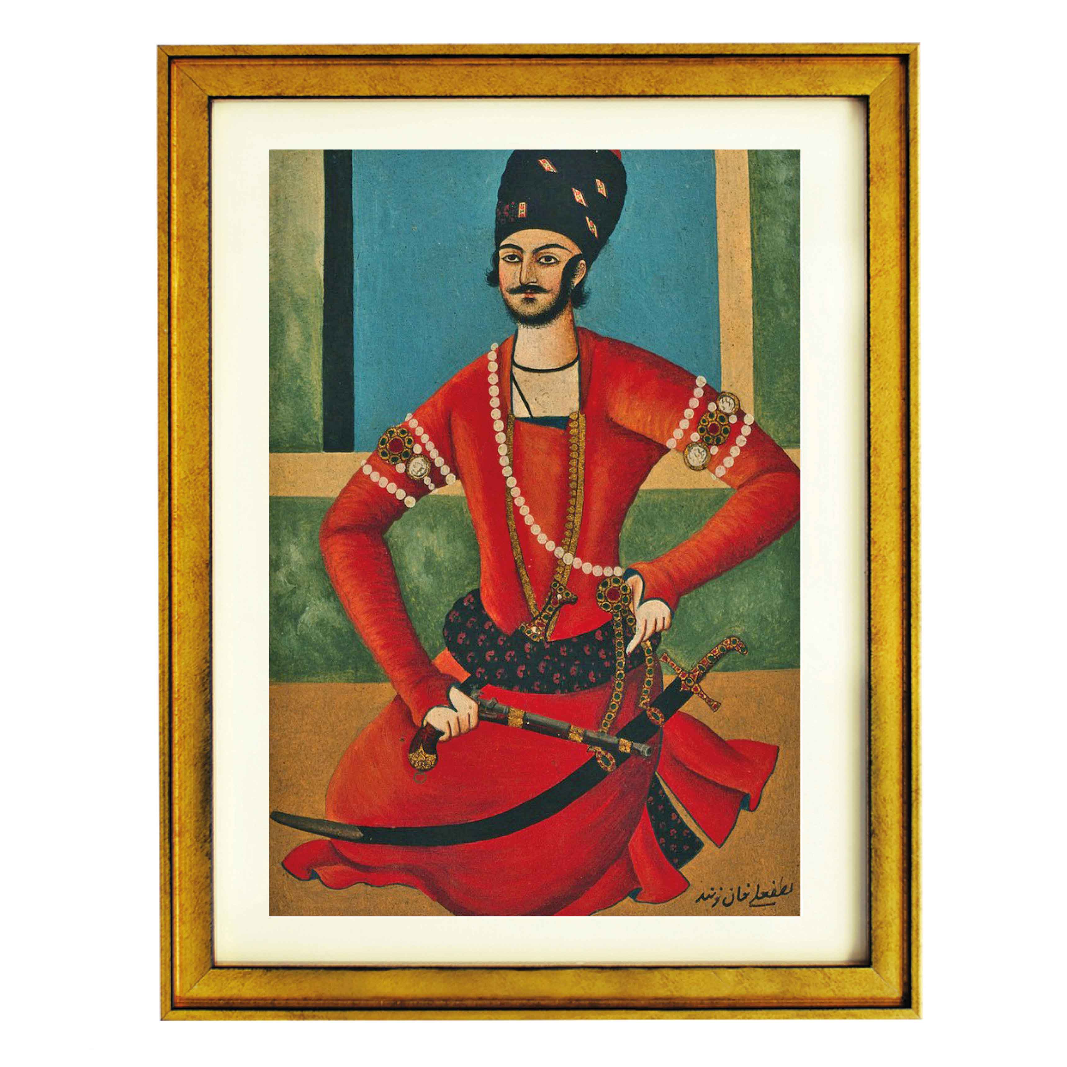Luft Ali Khan Zand art print – Ikka Dukka Studio Private Limited.